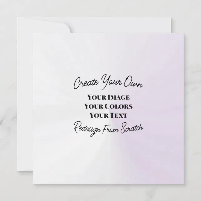 Create Your Own Flat Card | Zazzle