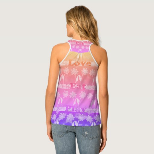 Create Your Own Girly T All-Over Print Tank Top | Zazzle