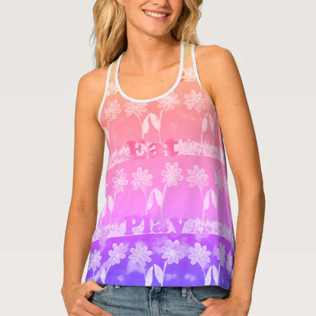 Create Your Own Girly T All-Over Print Tank Top | Zazzle