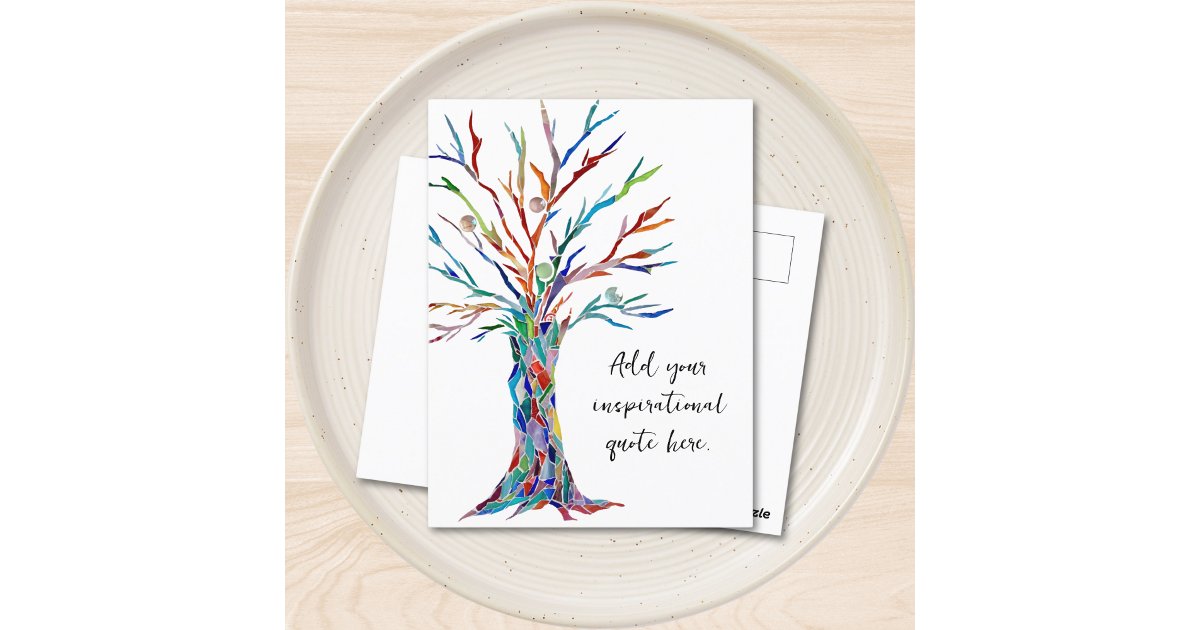 Create Your Own Inspirational Motivational Quote Postcard | Zazzle