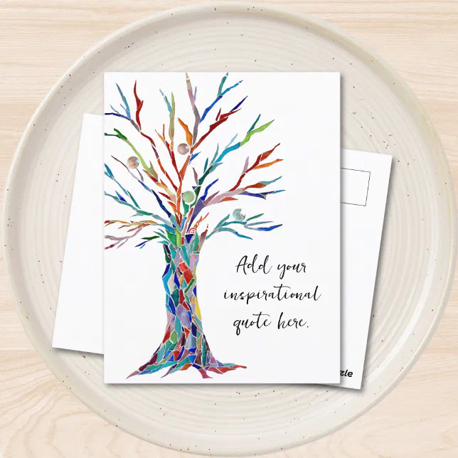 Create Your Own Inspirational Motivational Quote Postcard | Zazzle