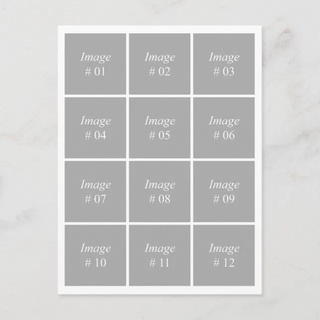 Create your own Instagram photo collection Postcard | Zazzle