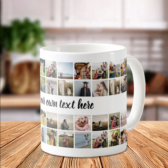 Create Your Own Personalised Photo Collage Coffee Mug | Zazzle