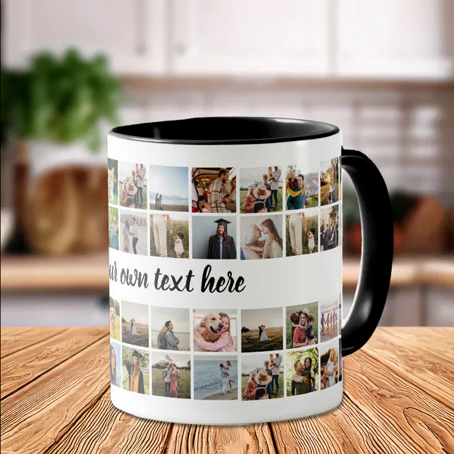 Create Your Own Personalised Photo Collage Mug | Zazzle