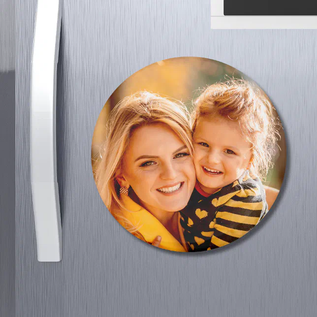 Create Your Own Photo Personalised Custom Magnet | Zazzle