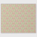 Create Your Own Pink & Green Damask Wrapping Paper | Zazzle