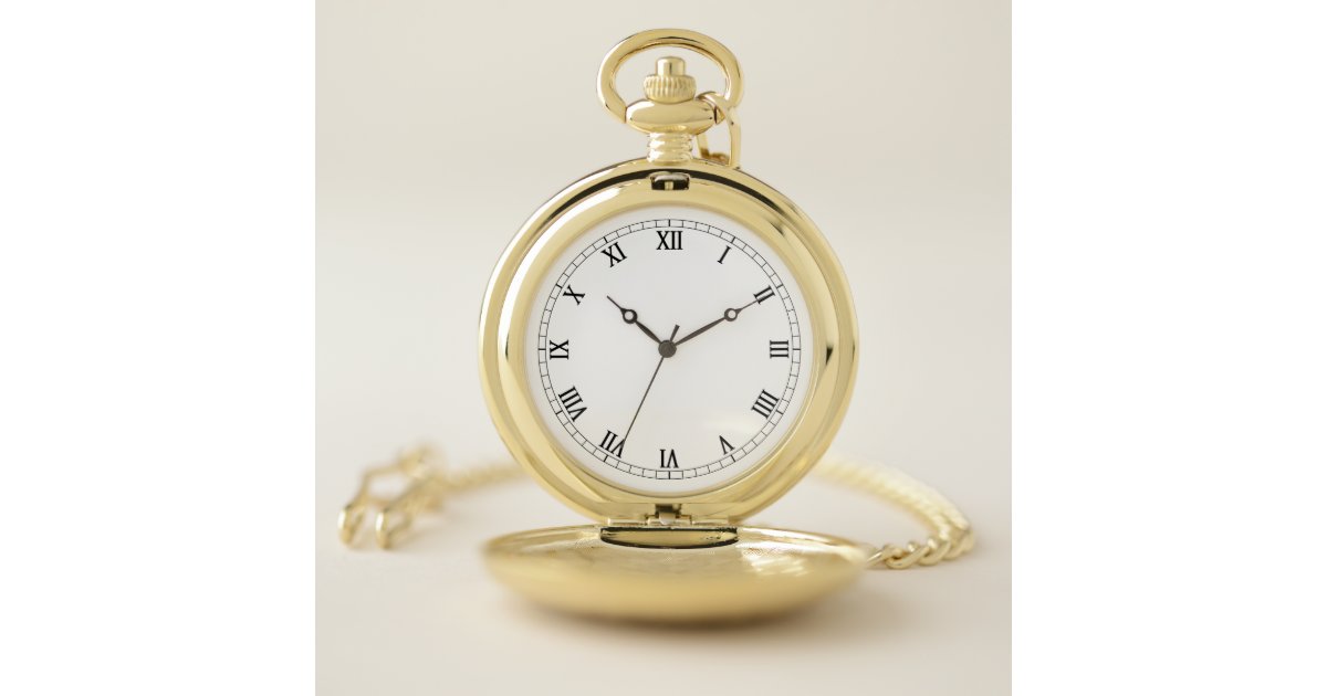Create Your Own Pocket Watch Template, Add Image | Zazzle