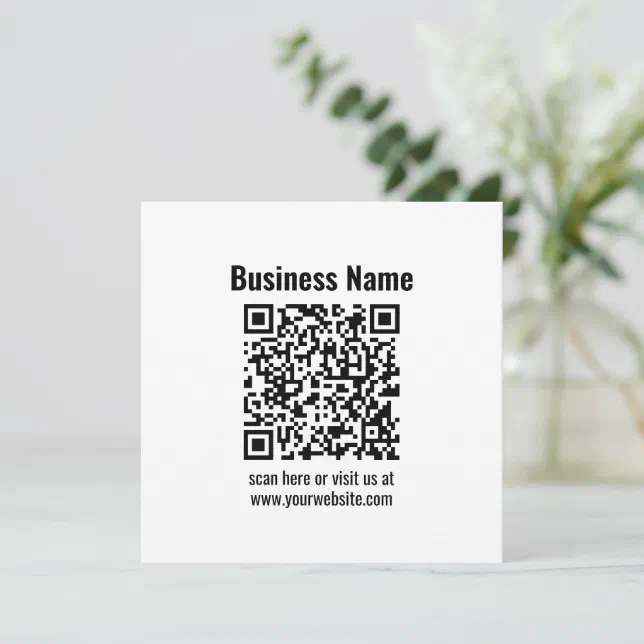Create Your Own QR Code | Transperant Card | Zazzle