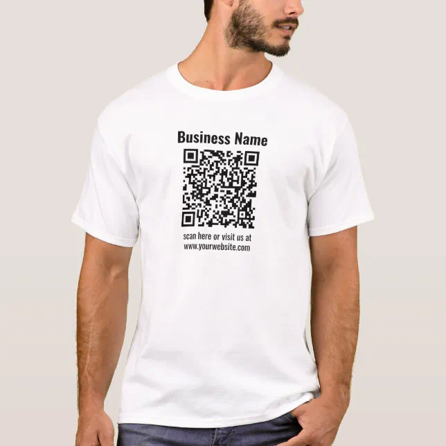 Create Your Own QR Code | Transperant T-Shirt | Zazzle