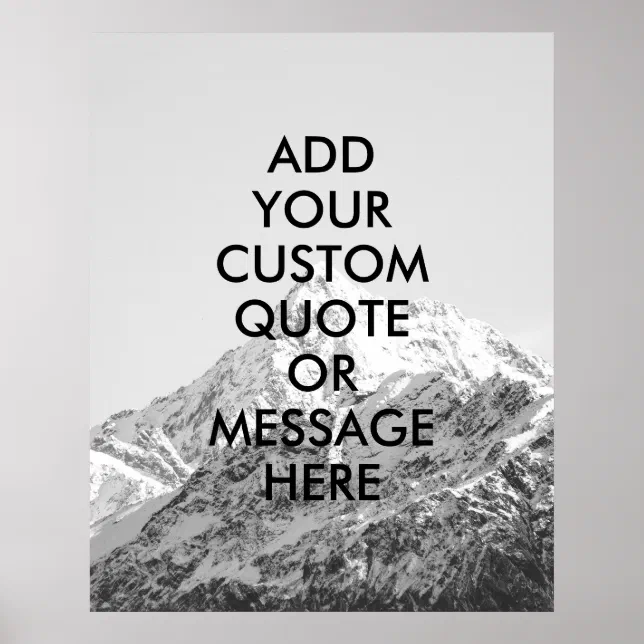 Create your own quote poster | Zazzle