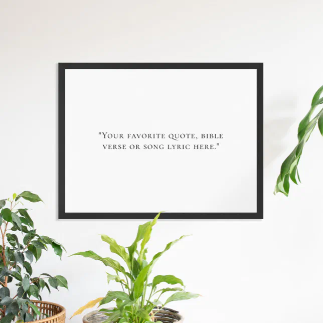 Create Your Own Quote Poster | Zazzle