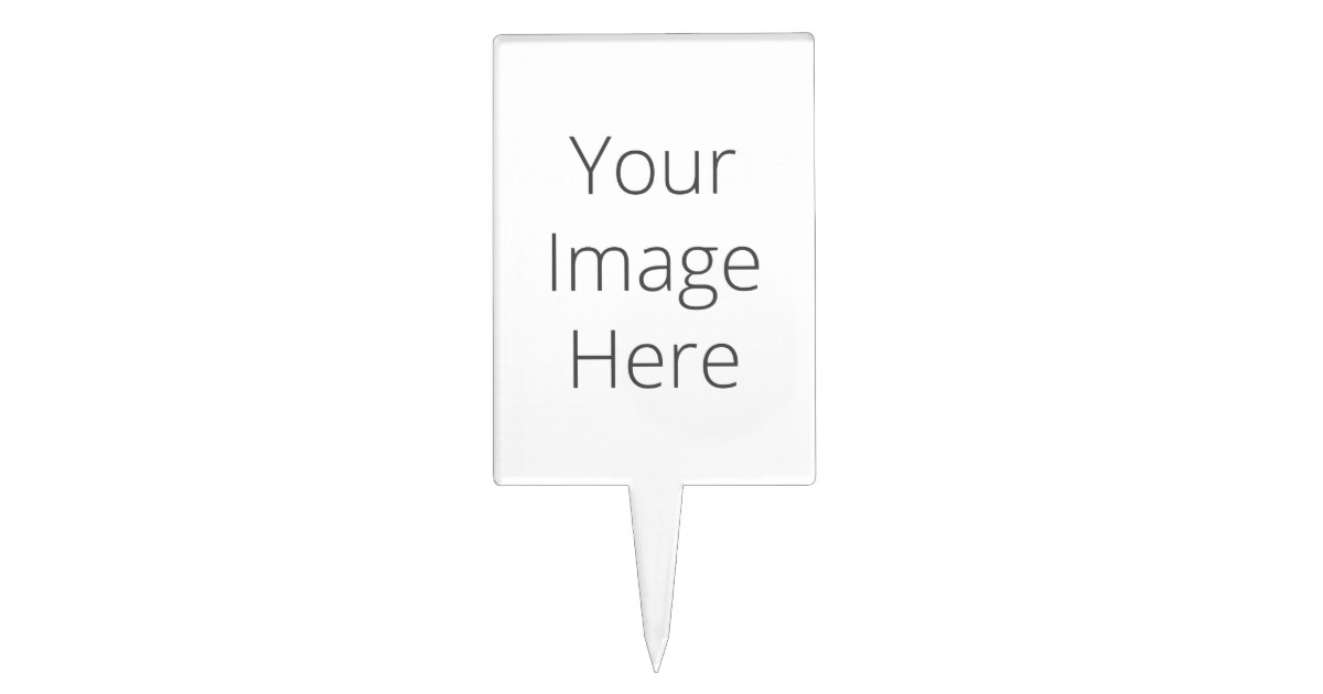 Create Your Own Rectangle Cake Topper | Zazzle