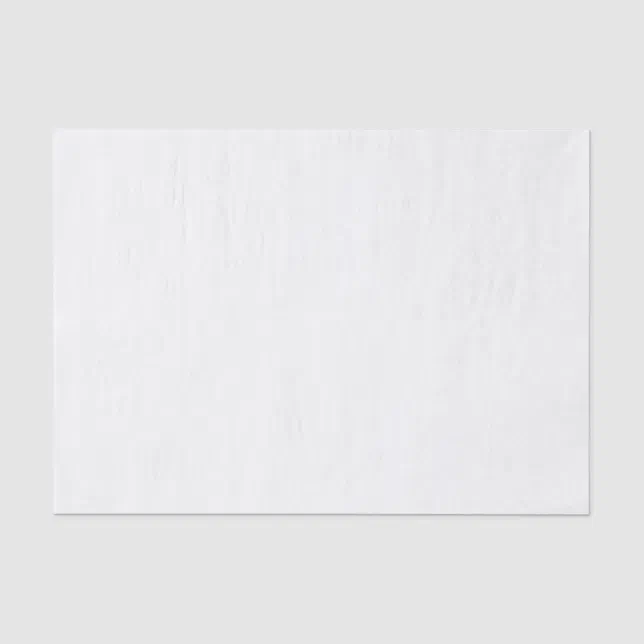 Create Your Own White Custom Tissue Paper | Zazzle