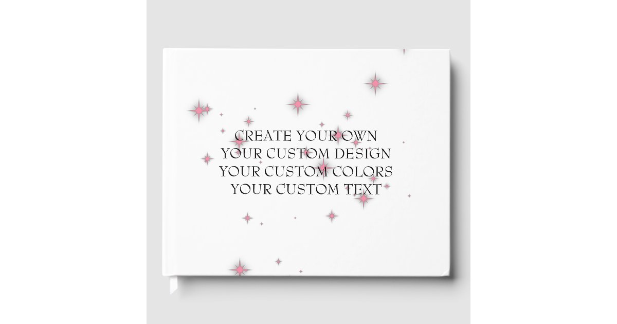Create Your Own - Your Image Here - Guest Book | Zazzle