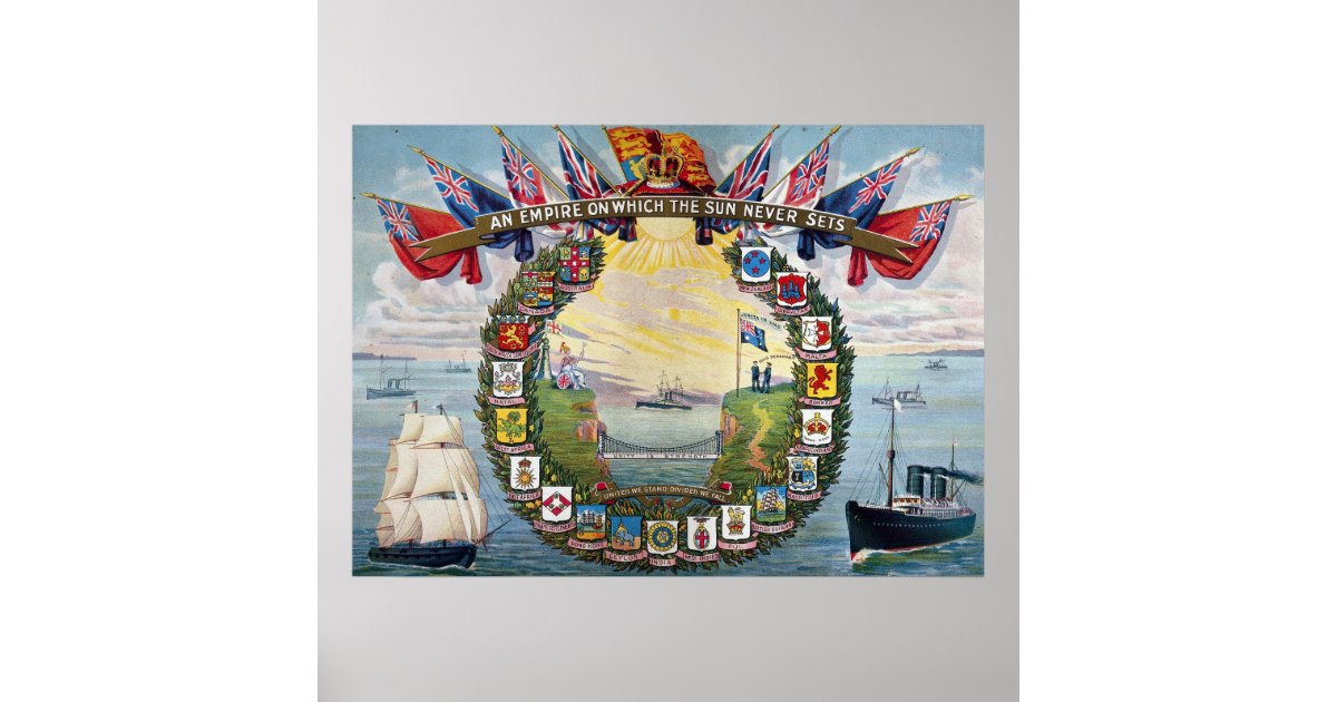 Crests of British Colonies Poster | Zazzle