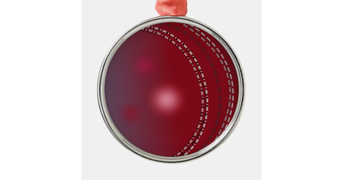 cricket ball Christmas Ornament | Zazzle