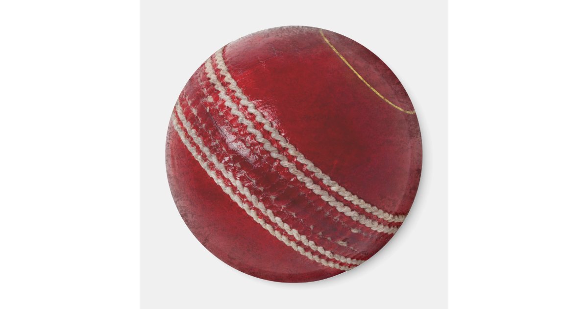 CRICKET BALL MAGNET | Zazzle