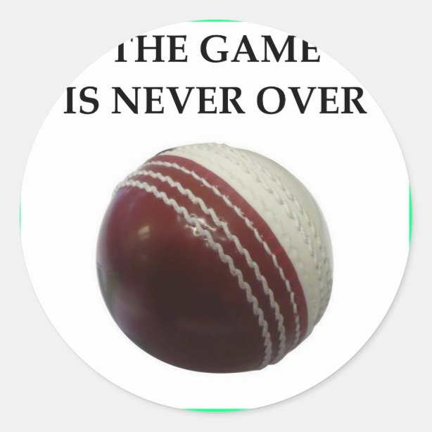 Cricket Stickers & Labels | Zazzle UK