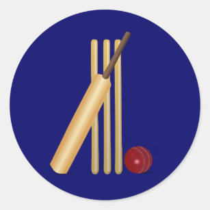 Cricket Stickers & Labels | Zazzle UK