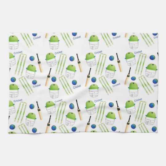 Cricket.jpg Tea Towel | Zazzle.co.uk