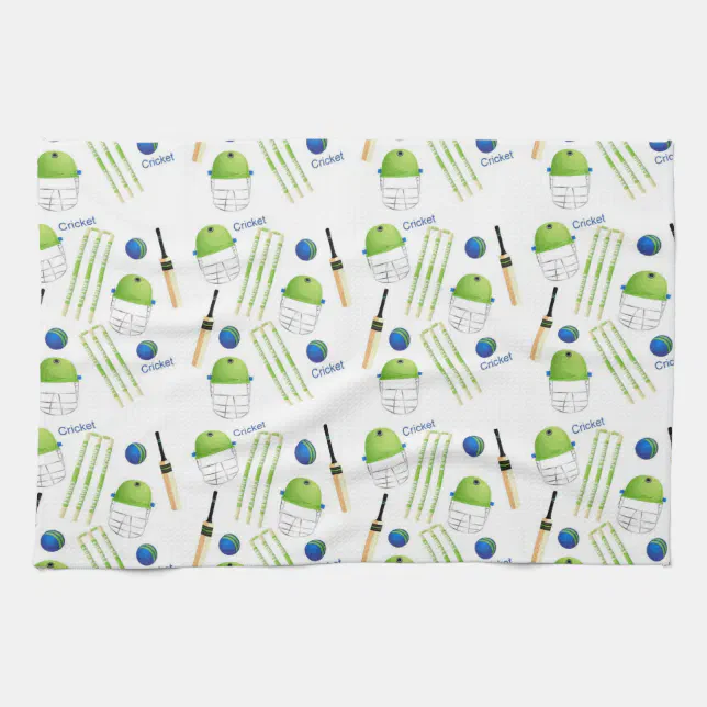 Cricket.jpg Tea Towel | Zazzle