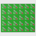 Cricket theme wrapping paper | Custom sport design | Zazzle