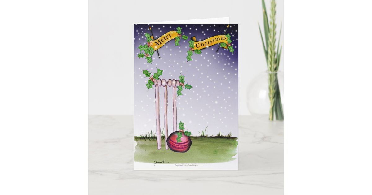 cricket xmas holiday card | Zazzle.co.uk