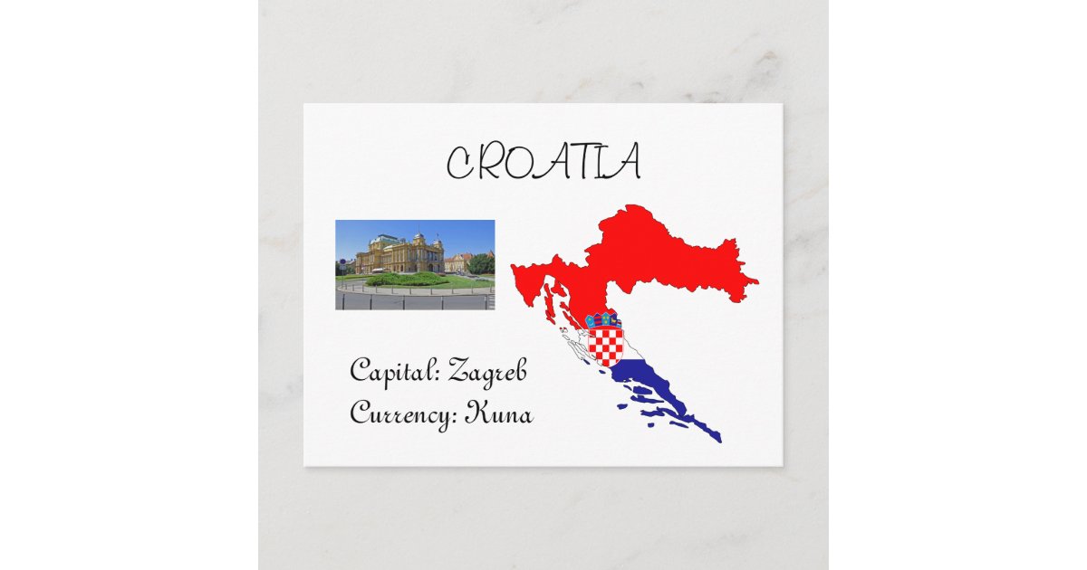 Croatia Postcard | Zazzle