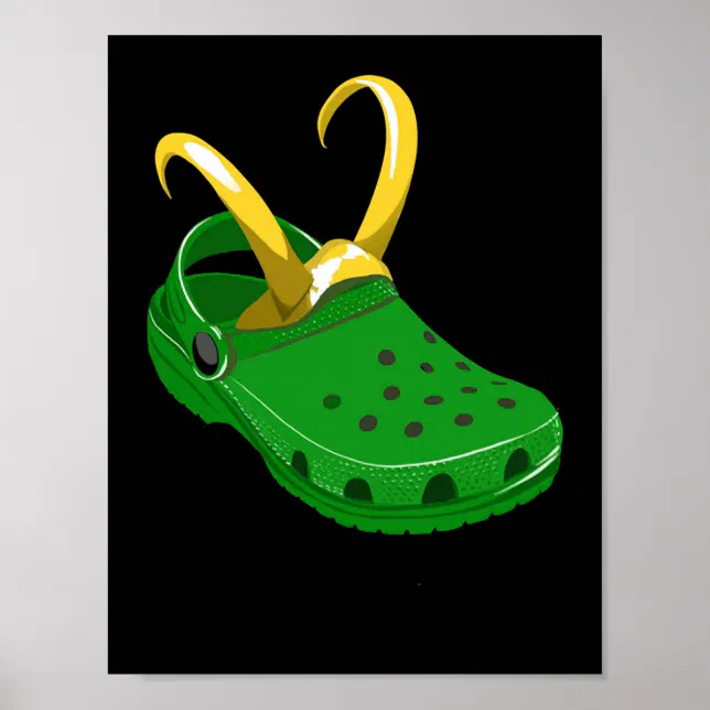Croki Crocs X Loki Poster | Zazzle