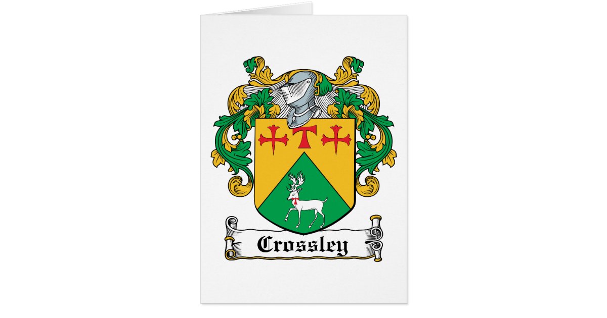 Crossley Family Crest | Zazzle