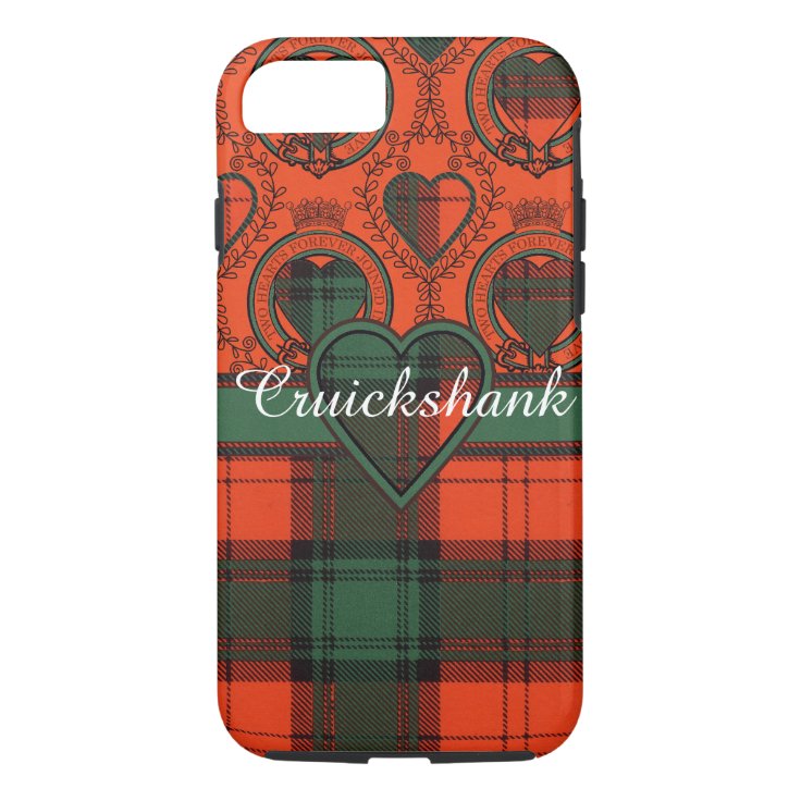 Cruickshank clan Plaid Scottish kilt tartan Case-Mate iPhone Case | Zazzle