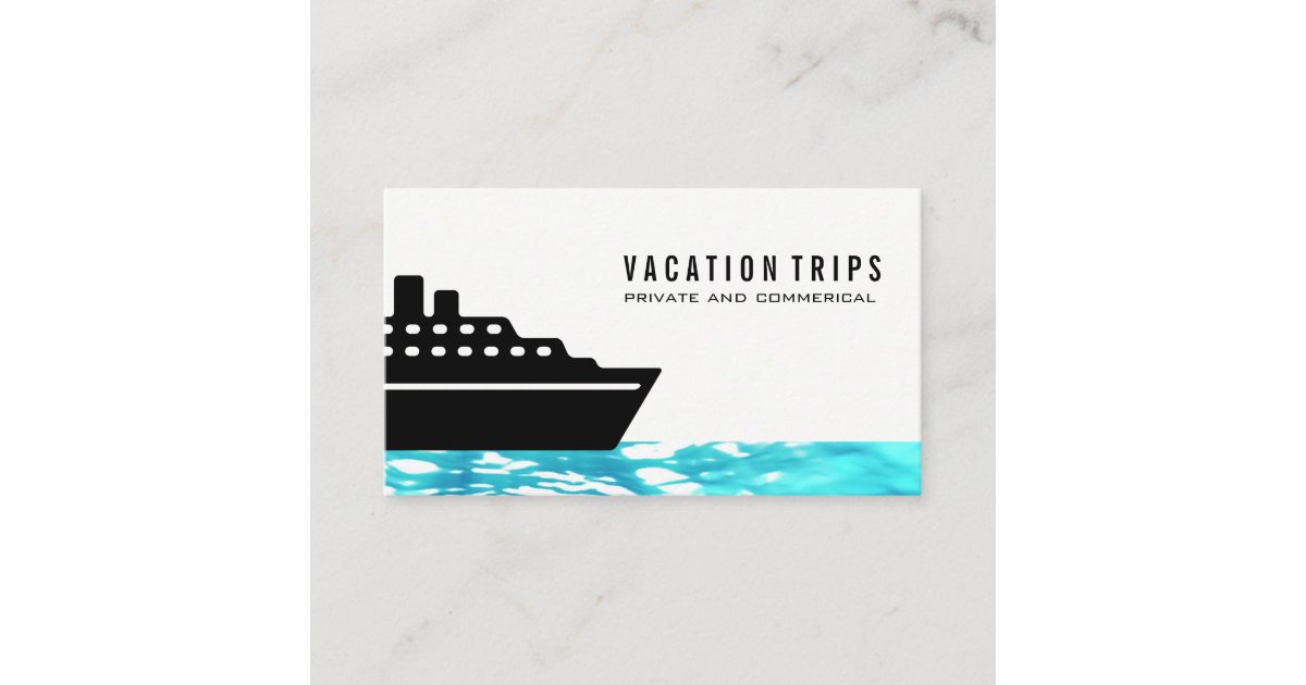 Cruise Ship Business Card | Zazzle