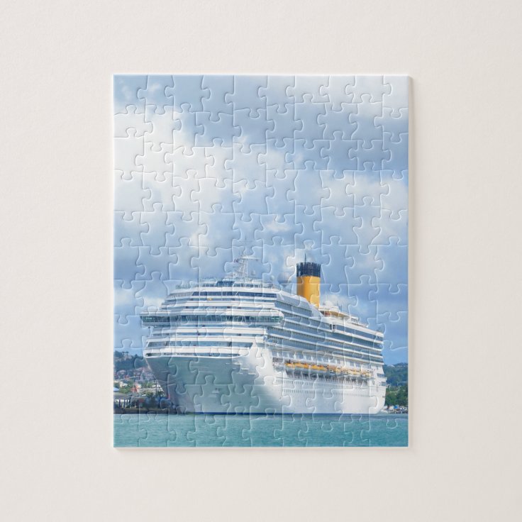 Cruise ship jigsaw puzzle | Zazzle