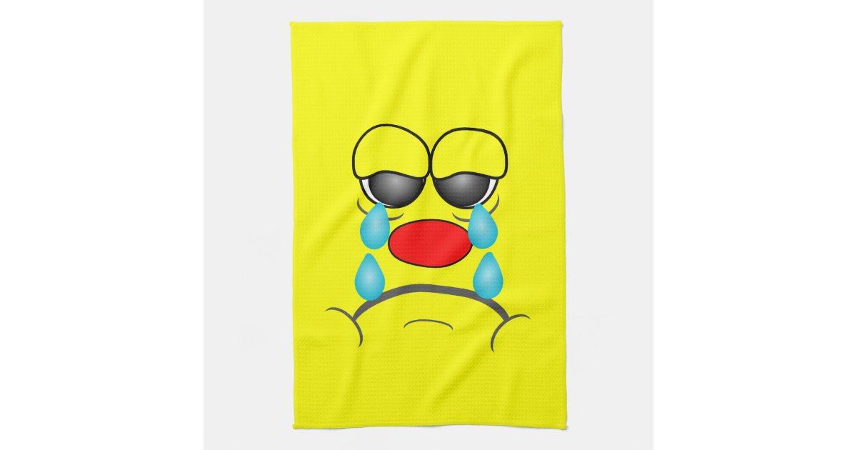 Crying Tea Towel | Zazzle
