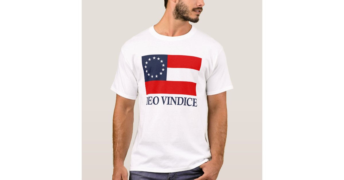 CSA 1st National (Deo Vindice) T-Shirt | Zazzle