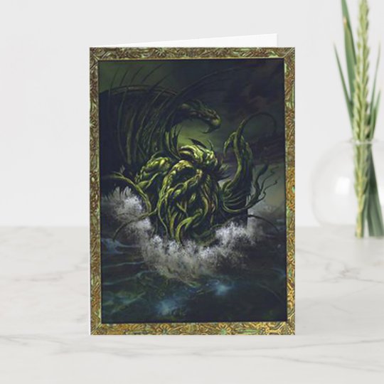 Cthulhu Birthday Card | Zazzle.co.uk