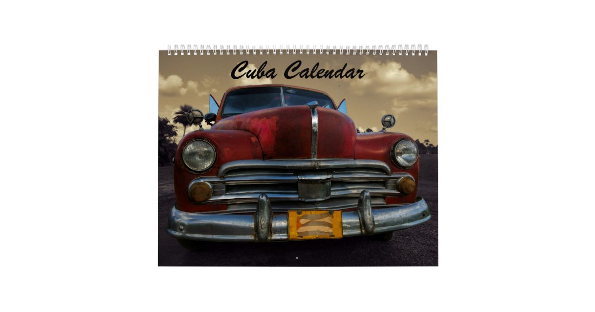 Cuba Calendar 2024 | Zazzle
