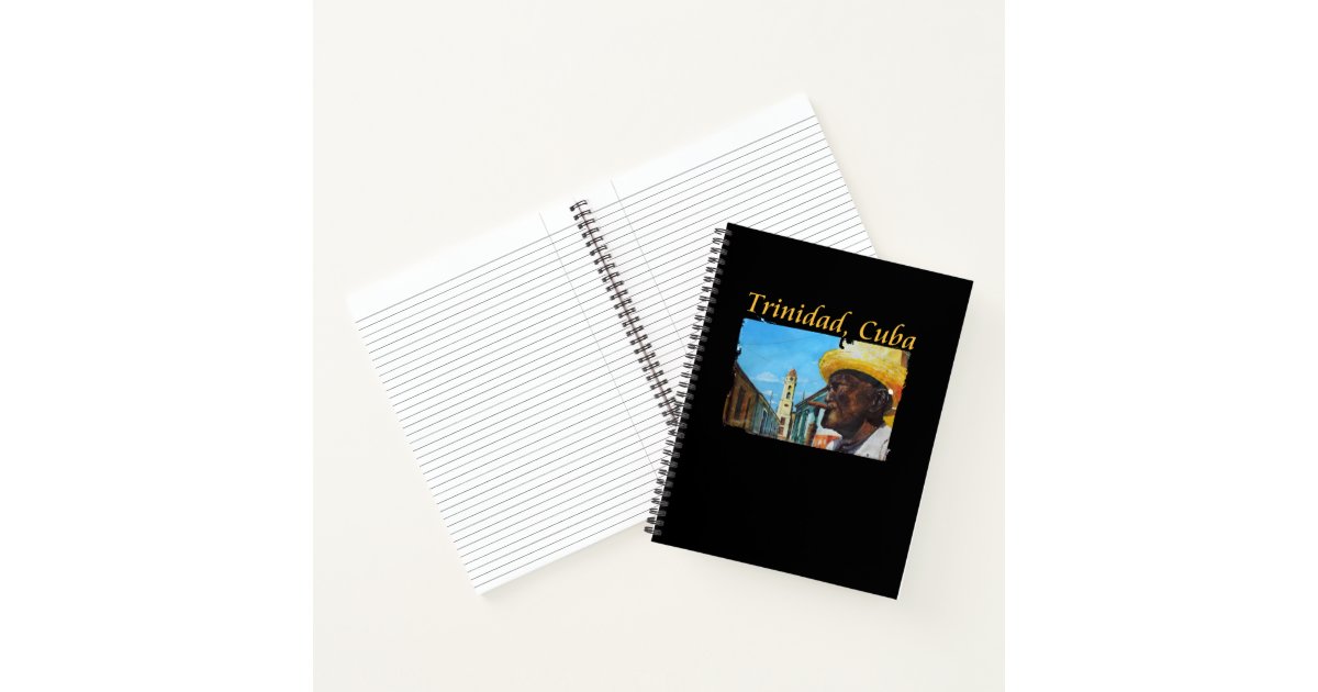 Cuba - Trinidad Cuban Cigar Art Notebook | Zazzle