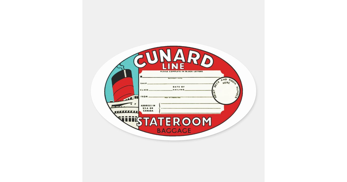 Cunard Line Luggage Label Zazzle co uk cunard-line-luggage-label-zazzle-co-uk
