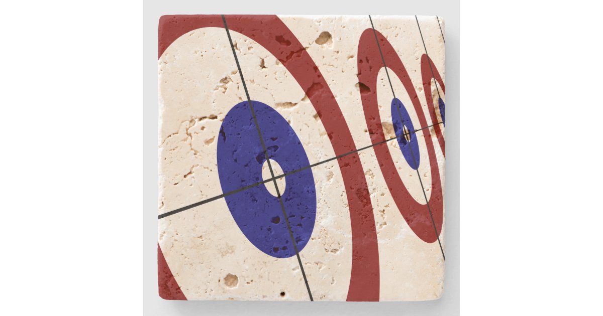 Curling Rings Stone Coaster | Zazzle