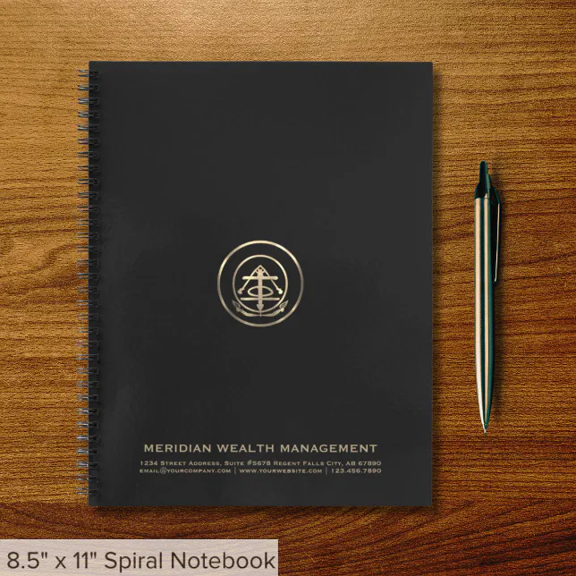 Custom Branded Spiral Notebook | Zazzle
