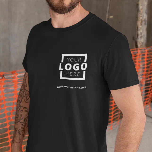 Custom Business Corporate Logo Employee Uniform T-Shirt | Zazzle