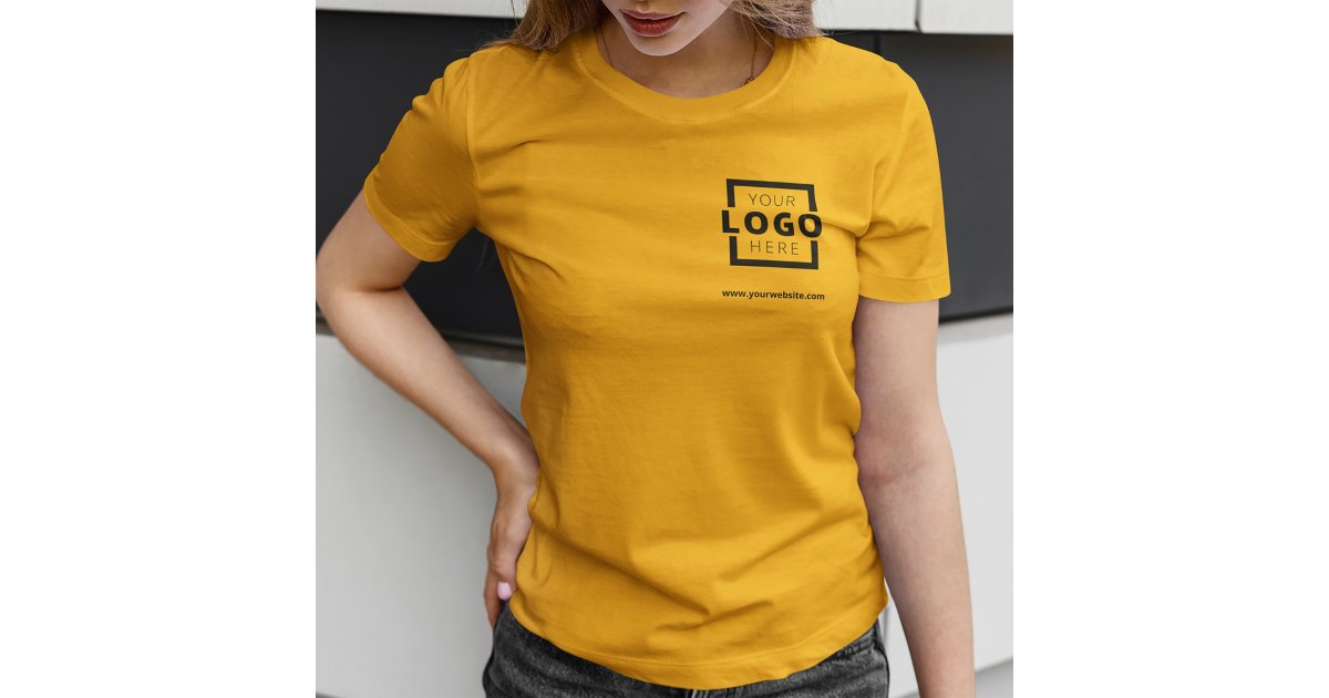 Custom Business Corporate Logo Employee Uniform T-Shirt | Zazzle