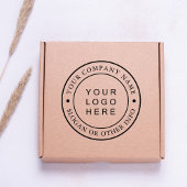 Custom Business Logo Rubber Stamp | Zazzle