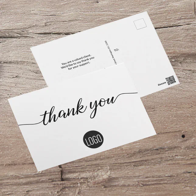 Custom Customer Appreciation Business template Postcard | Zazzle