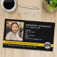 Custom Dispatcher Photo Emergency Services Logo Business Card | Zazzle