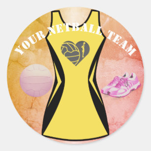 Netball Stickers & Labels | Zazzle UK