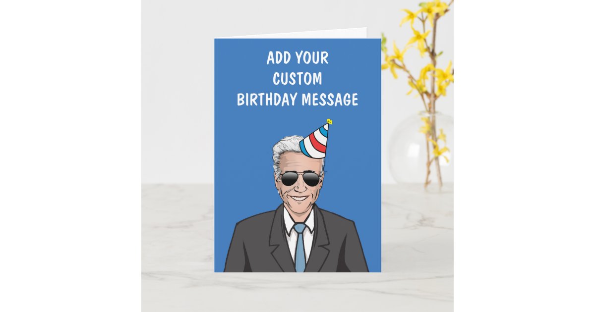 Custom Election Birthday Card | Zazzle
