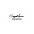 Custom Handwritten Name | Elegant Signature Self-inking Stamp | Zazzle