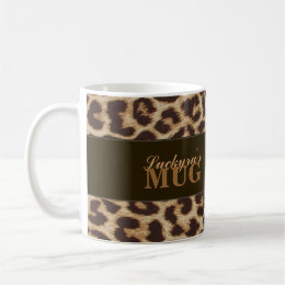 Leopard Print Mugs, Coffee Mugs & Cups | Zazzle UK